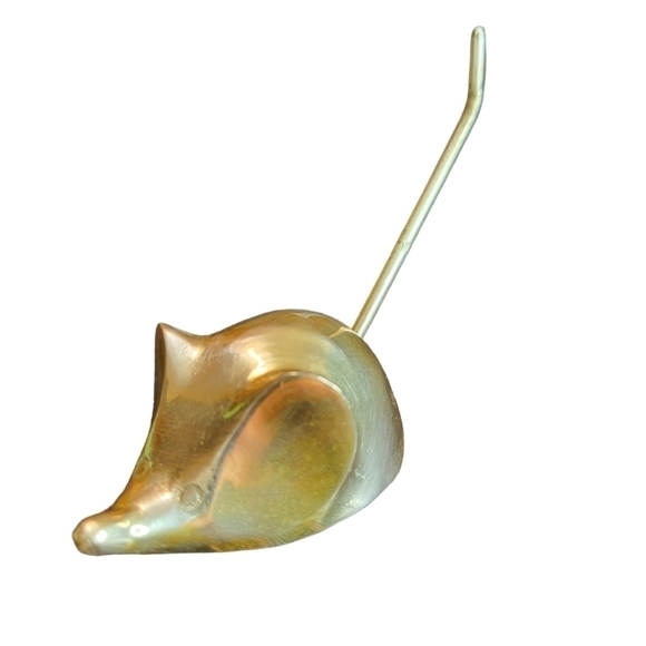 Vintage Brass | Other | Vintage Brass Mouse With Long Tail | Poshmark